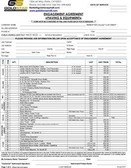 Rentals - Goldstar Asphalt Products