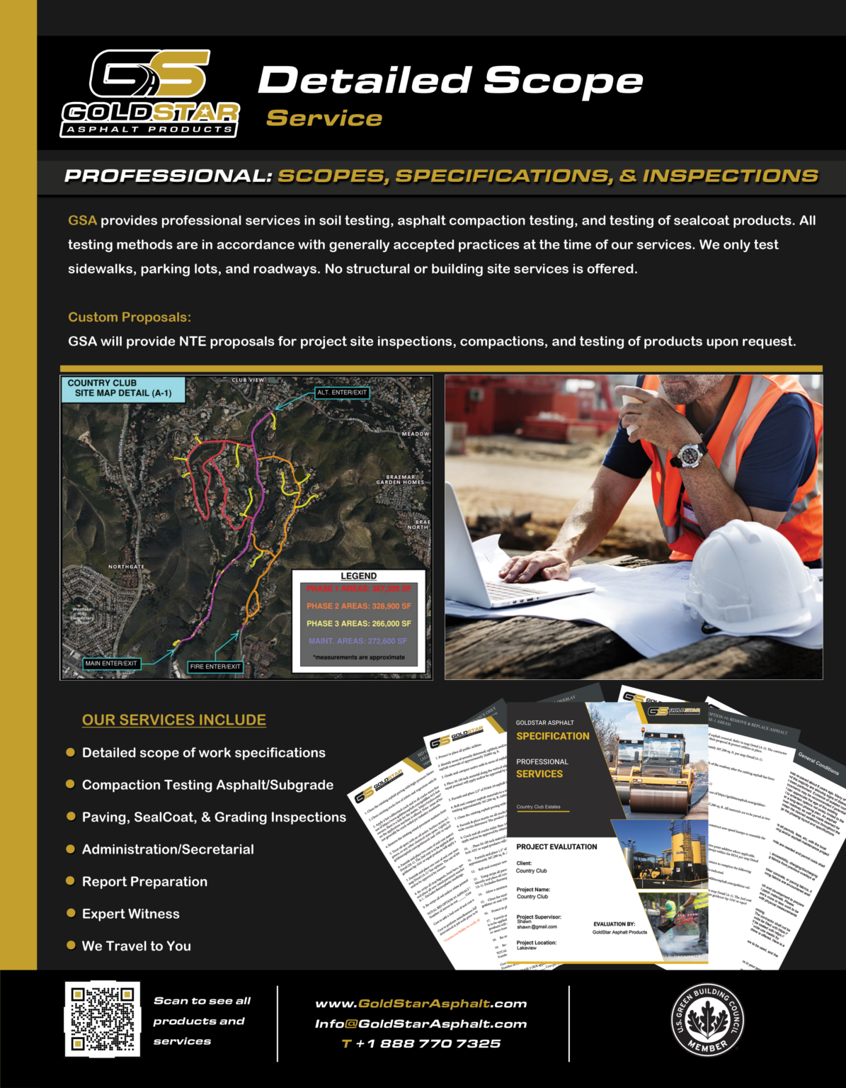 Detailed Scope Service – Goldstar Asphalt Products